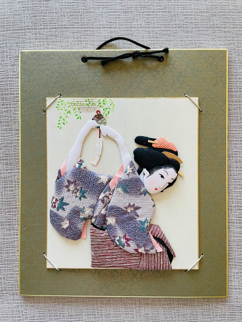 Haruokiku Japanese Traditional Arts Kurumie Oshie Artisan 3D Painting ...