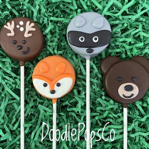 Cat Oreo Cookie Pops / Cat Birthday Party Favor / Chocolate - Etsy