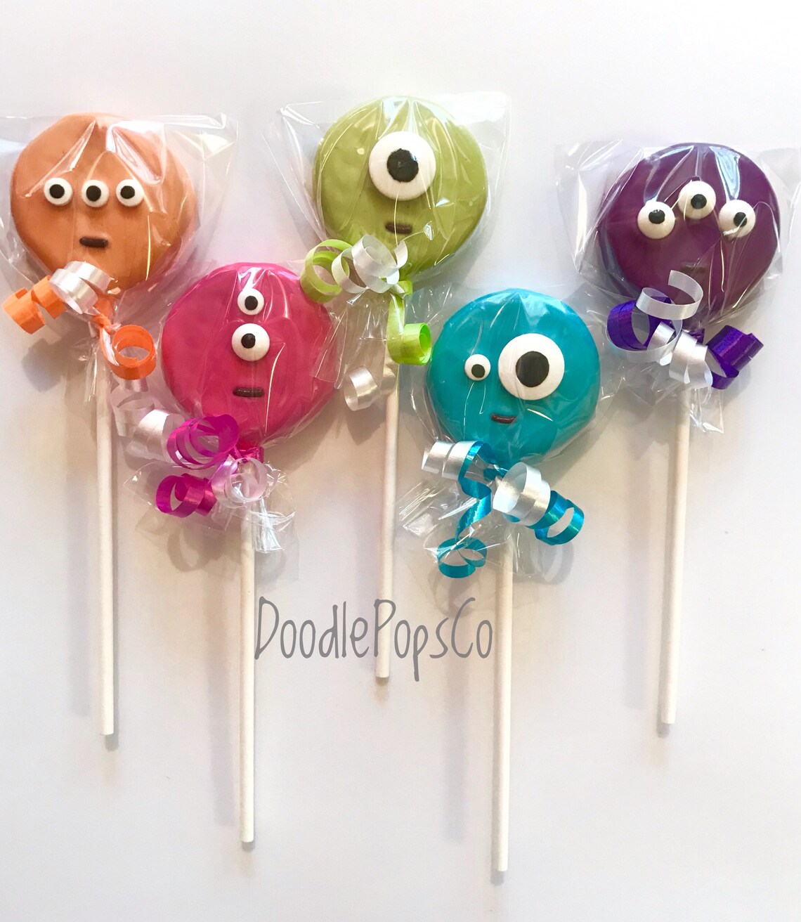 Monster Oreo Cookie Pops / Birthday Party Favor / Kids - Etsy