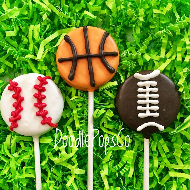 Baseball Lollipop - Etsy