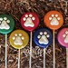 Paw Print Oreo Cookie Pops / Puppy Birthday Party Favor / - Etsy