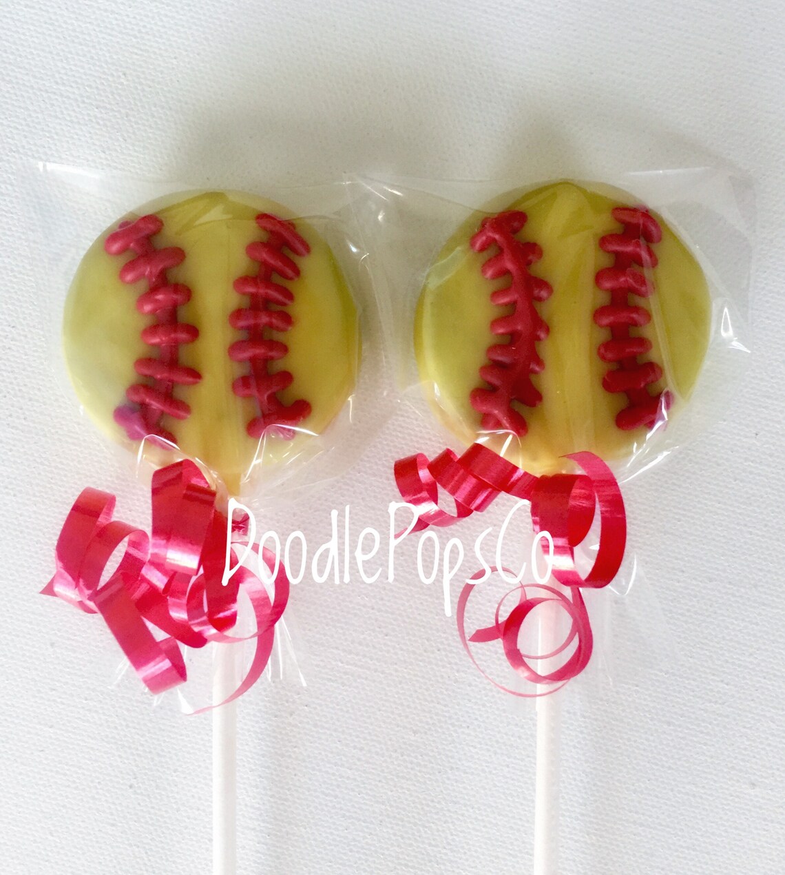 Softball Oreo Cookie Pops / Party Favor /chocolate Covered Oreo / One ...
