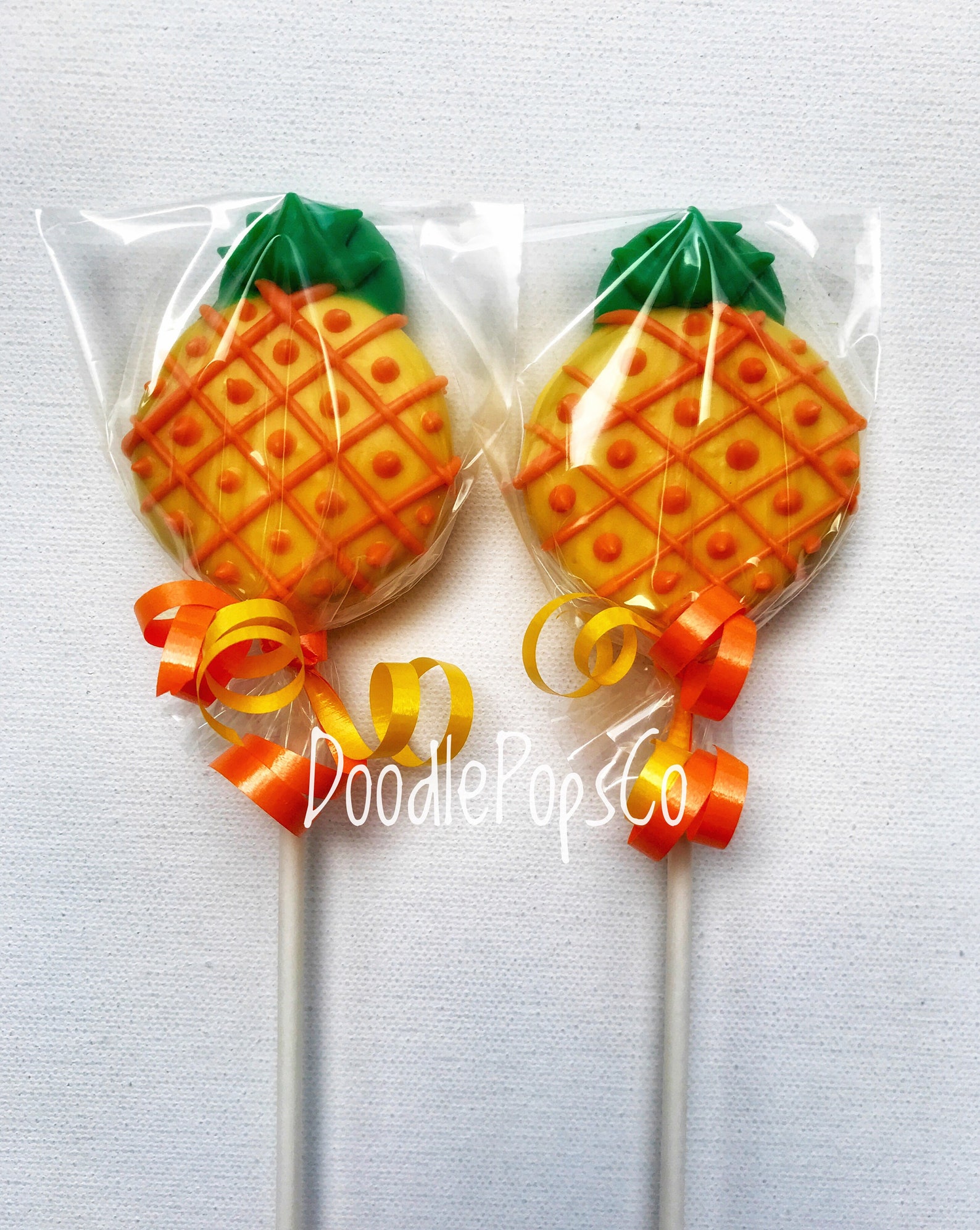 Pineapple Oreo Cookie Pop/ Birthday Party Favor/ Chocolate | Etsy