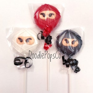 Ninja Oreo Cookie Pops / Birthday Party Favor / Chocolate Covered Oreo ...
