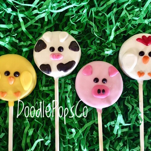 Barnyard Farm Animal Chocolate Covered Oreos - Etsy