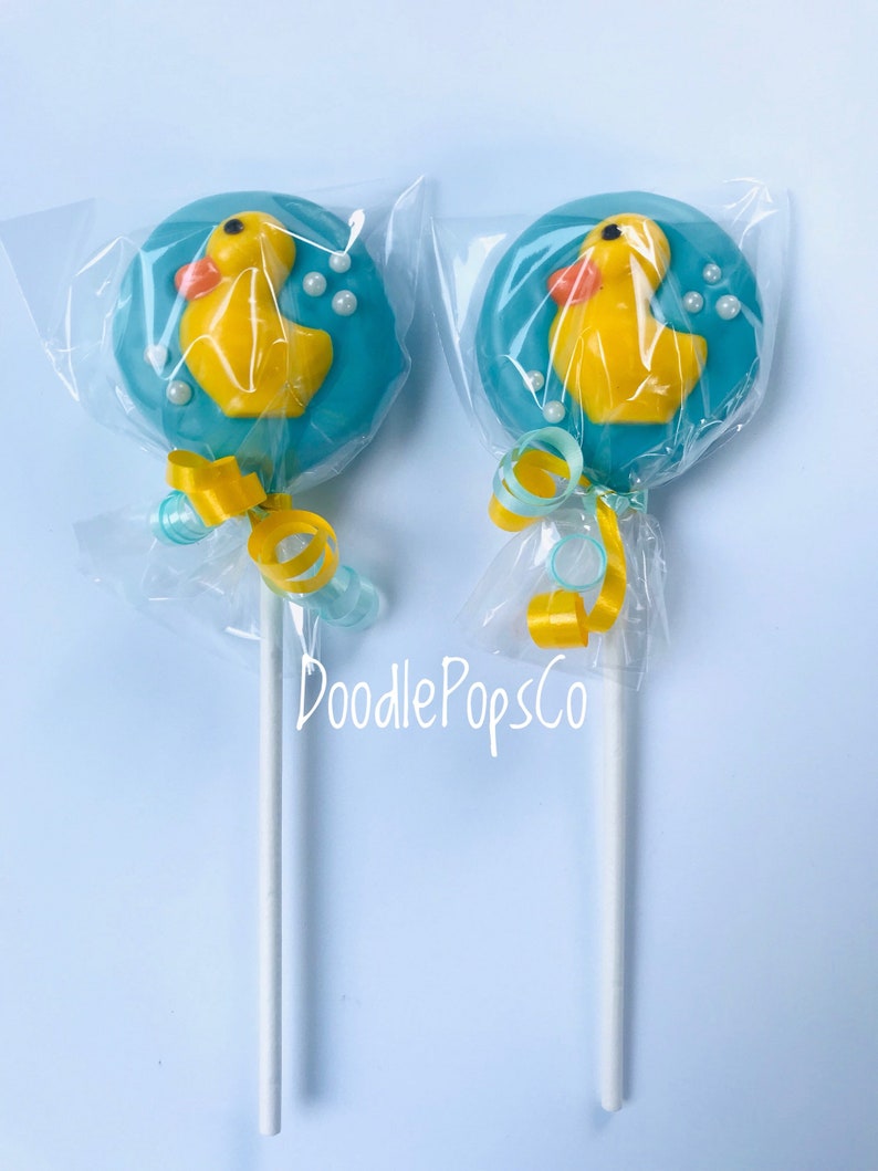 Rubber Duck Oreo Cookie Pops/ Rubber Ducky Baby Shower Cookie/ - Etsy