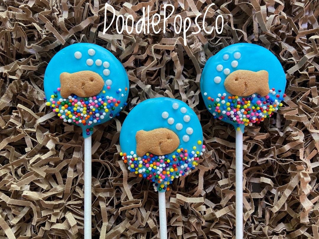 Goldfish Oreo Cookie Pops / Under the Sea Party Favor / Chocolate ...