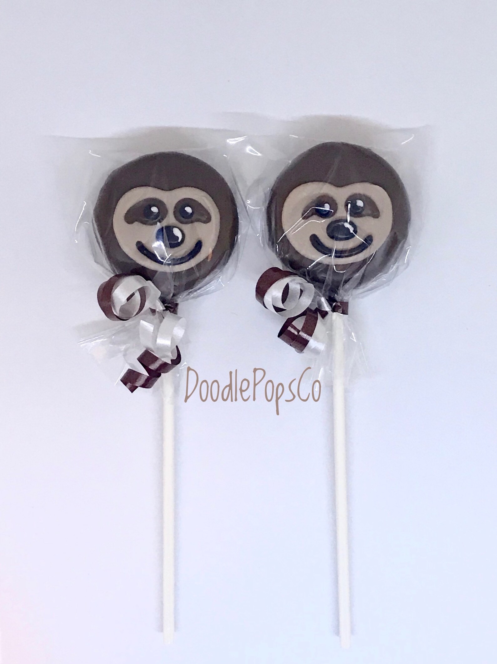 Sloth Oreo Cookie Pops / Birthday Party Favor / Chocolate - Etsy