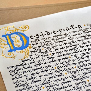 Desiderata - Made to Order, Unique, Original Calligraphy Artwork - Etsy