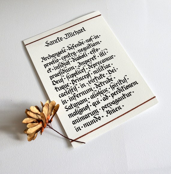 Archangel Michael Prayer For Protection In Latin