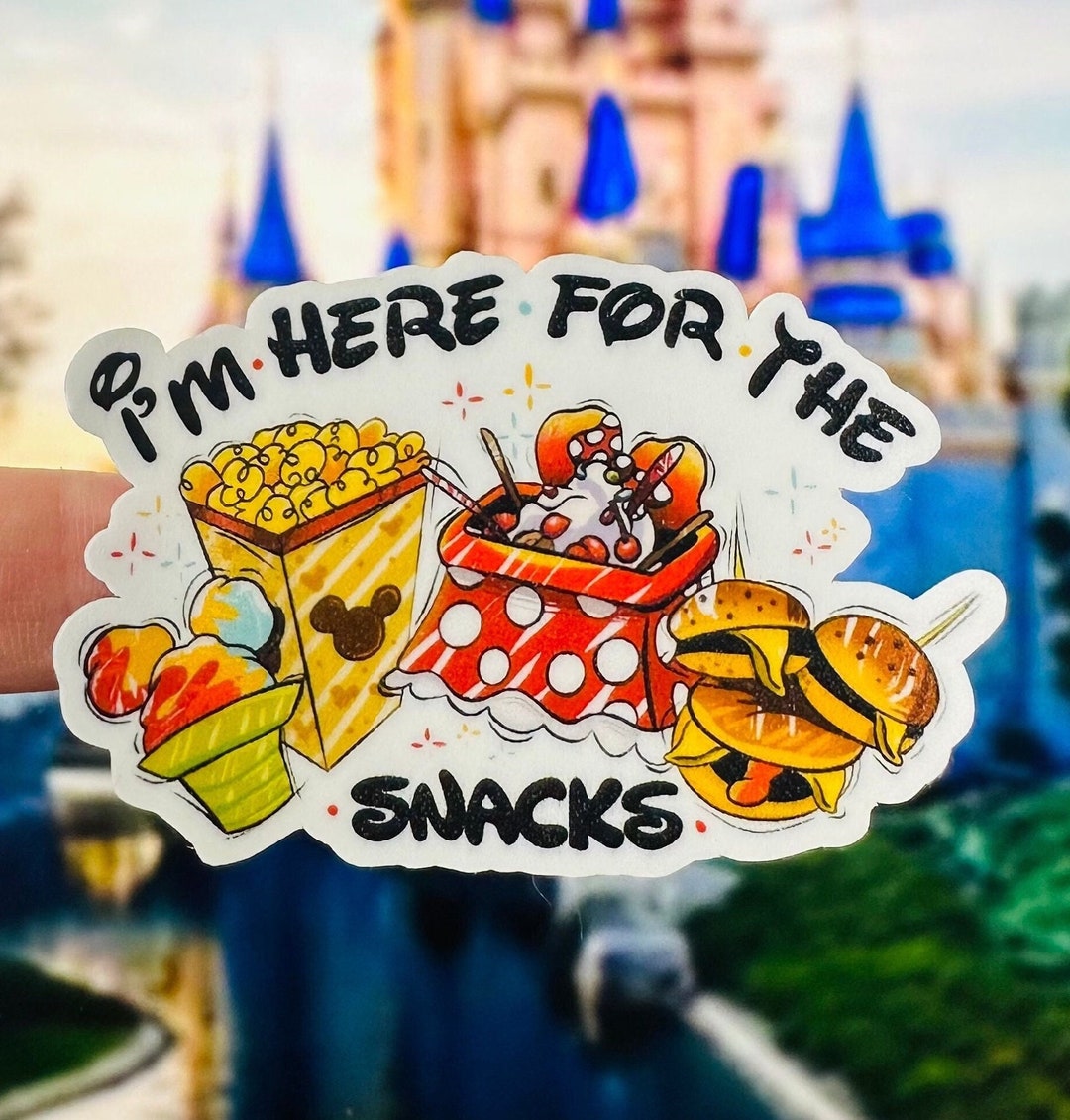 Here for the Drinks Laptop Sticker/ Disney Beer Sticker/ Disney World ...