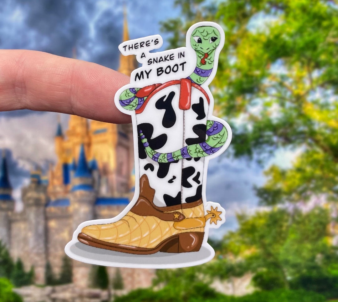 There's a Snake in My Boot Sticker/ Toy Story Sticker/ Woody Sticker ...