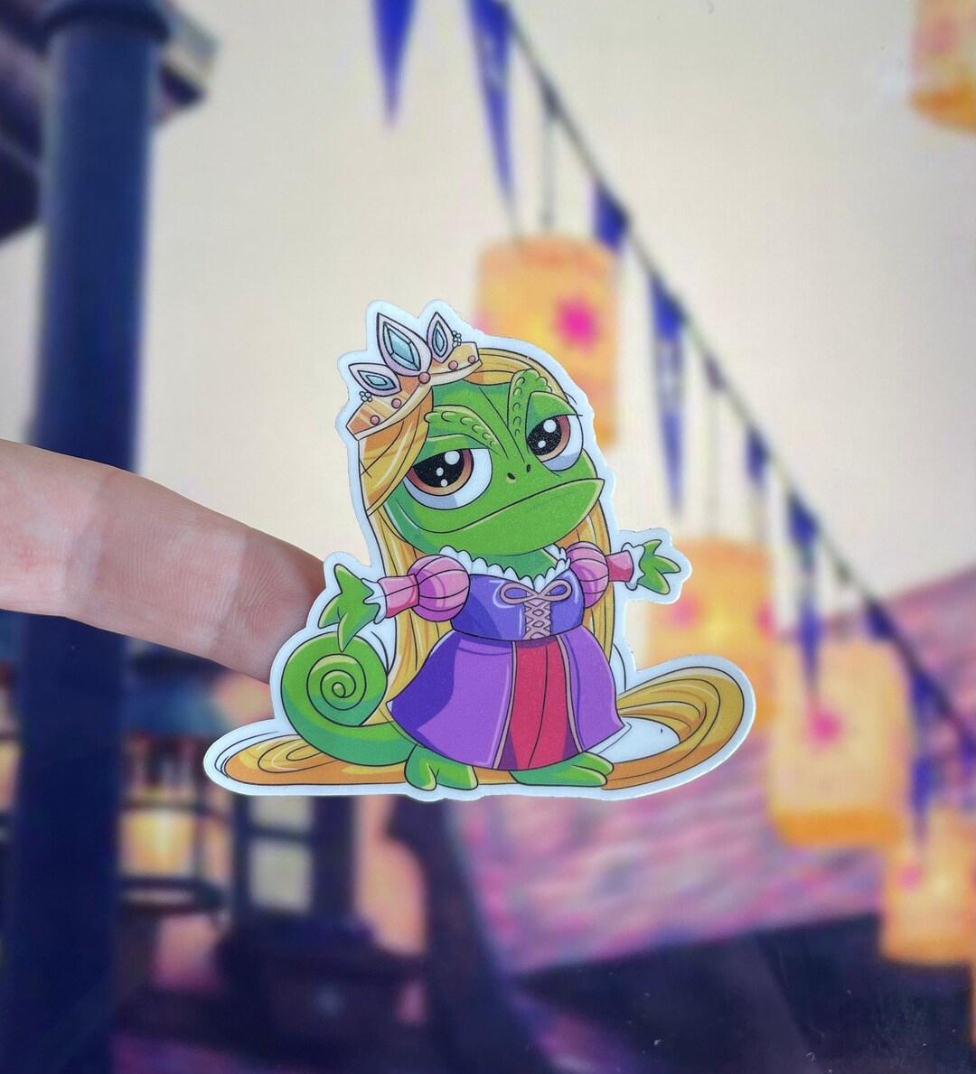 Pascal Laptop Sticker/ Tangled Sticker/ Rapunzel Sticker / - Etsy