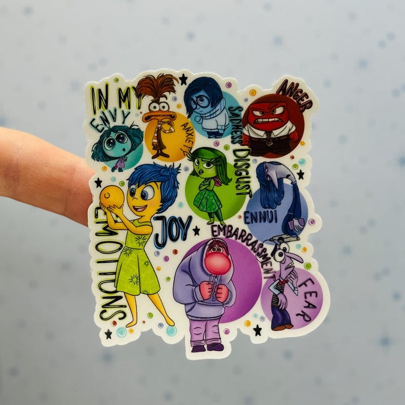 Inside Out Stickers - Etsy