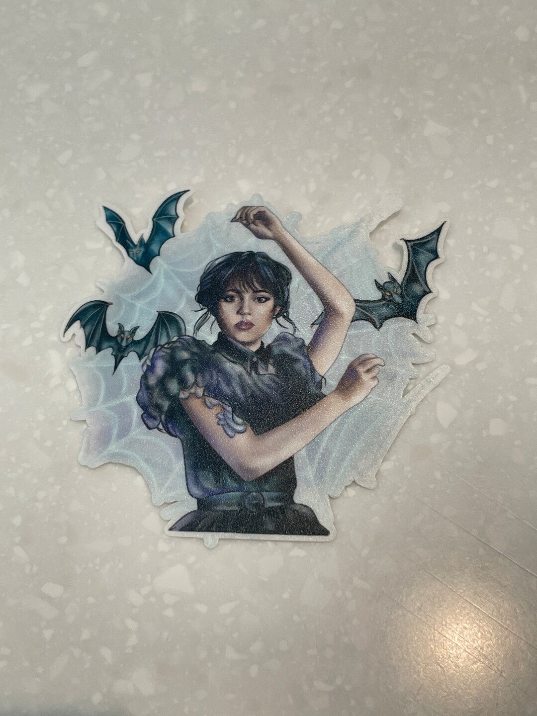 Dancing Wednesday Addams Sticker/ Addams Family Decal - Etsy