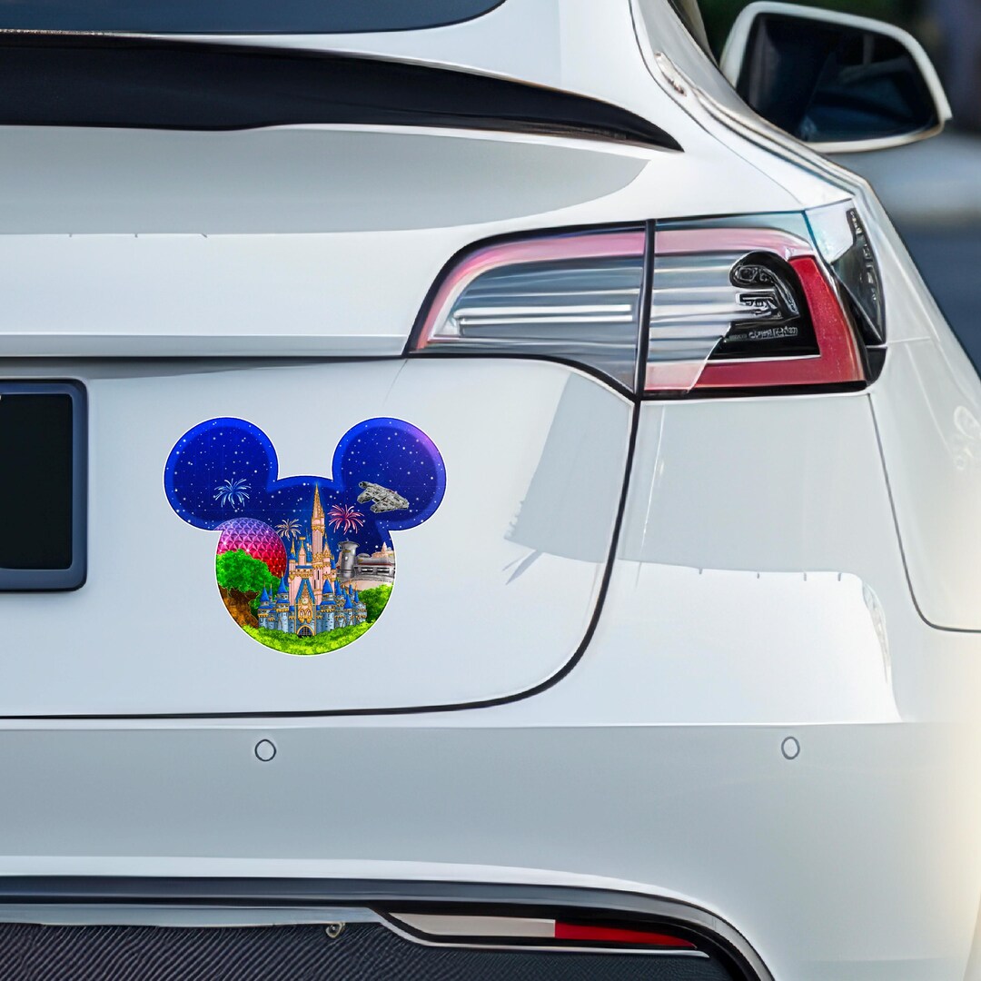 WDW Landmarks Car Transparent Sticker/ Disney Decal/ Animal Kingdom ...