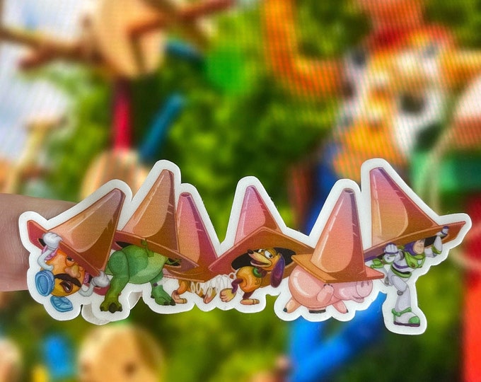 Toy Story Crossing Sticker/ Toy Story Sticker/disney Sticker/ Disney ...