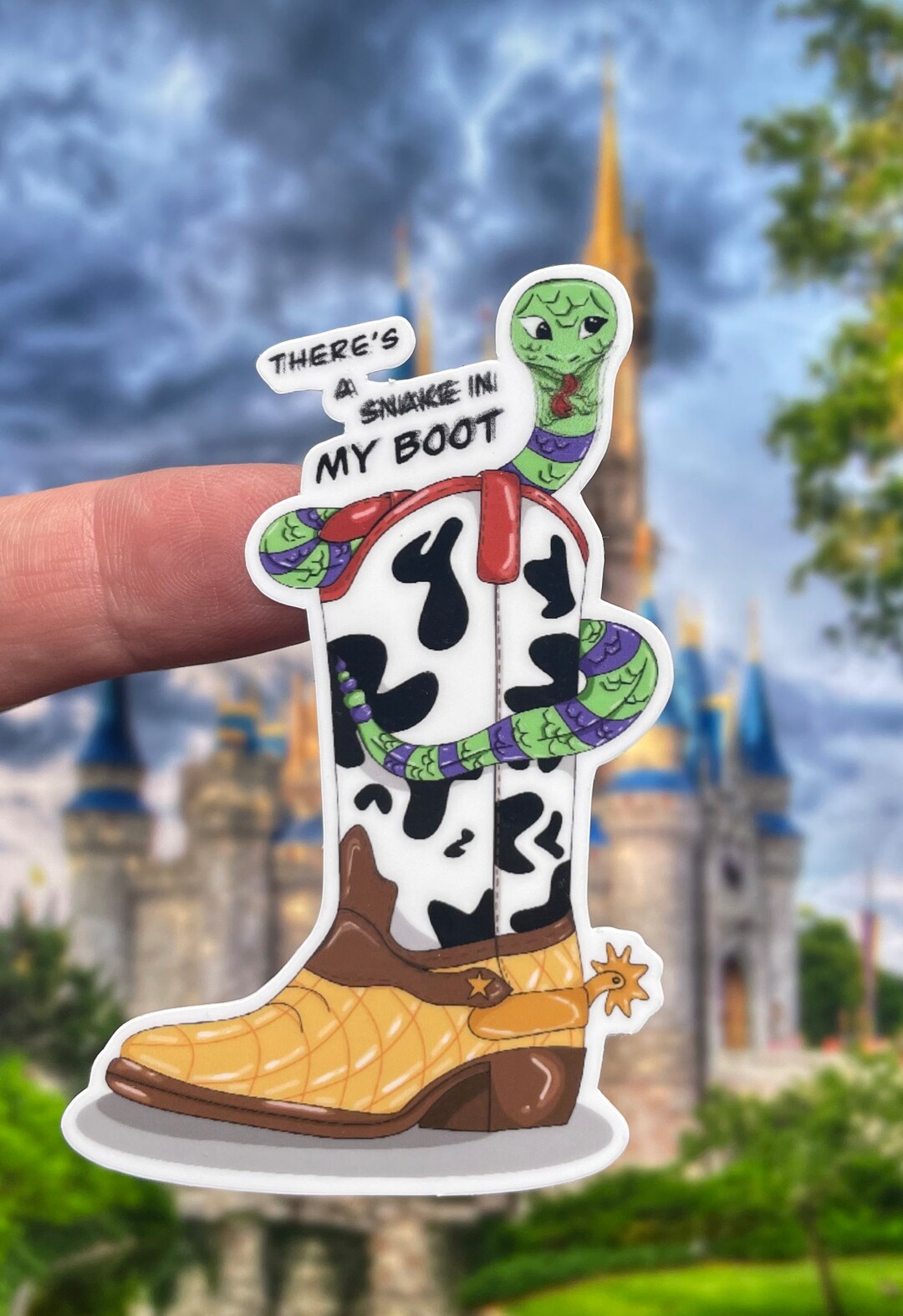 There's a Snake in My Boot Sticker/ Toy Story Sticker/ - Etsy