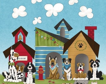 Dog fabric panels | Etsy