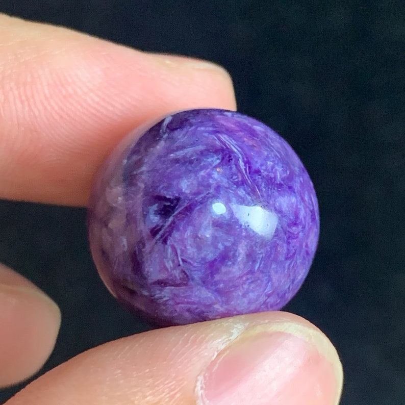 19 Mm Natural Purple Charoite Sphere Gemstone-34 - Etsy