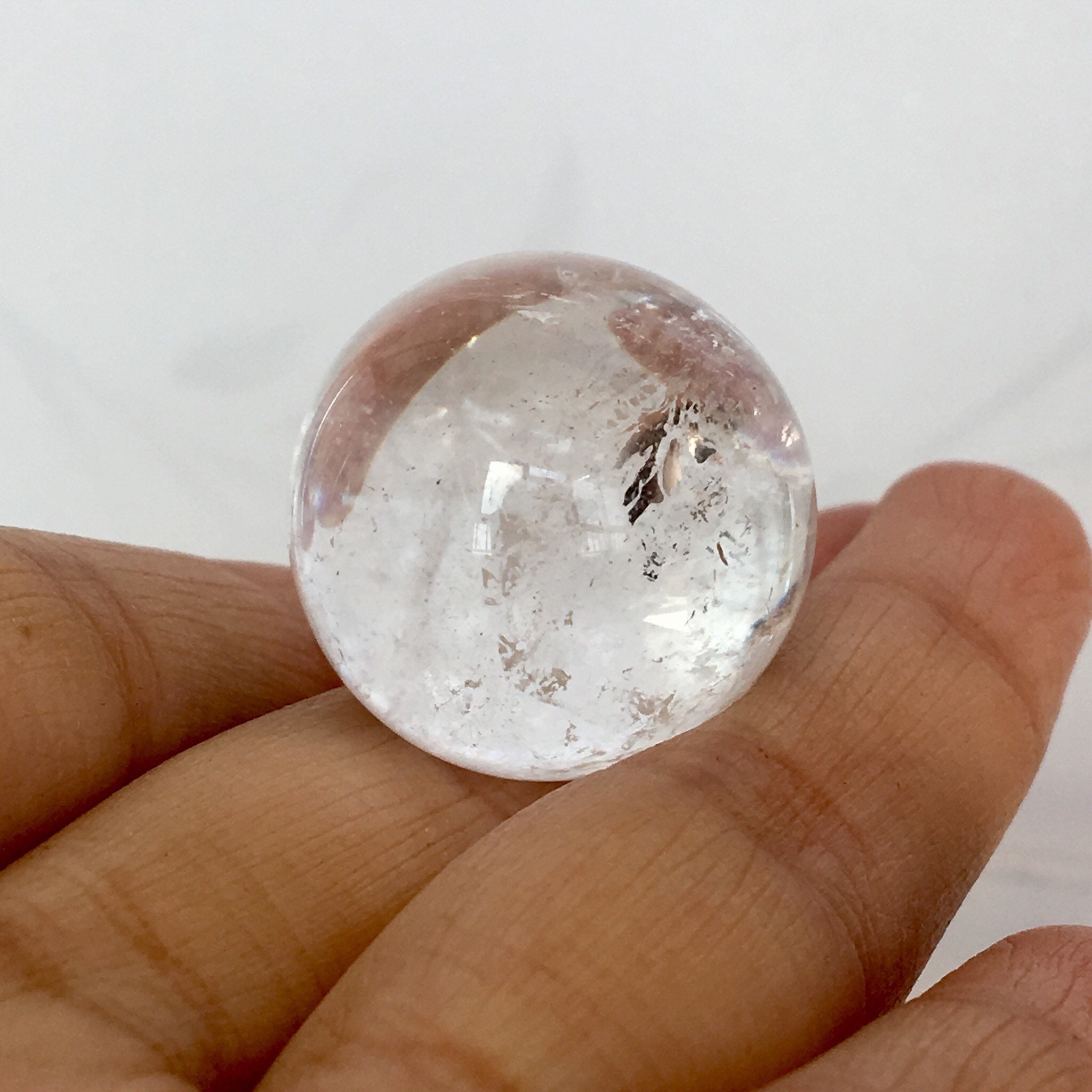 1Pcs 20mm Magic Natural clear Quartz Crystal sphere ball | Etsy