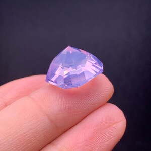 3.04g High Quality Natural Purple Lavender Quartz Facet Stone Crystal ...