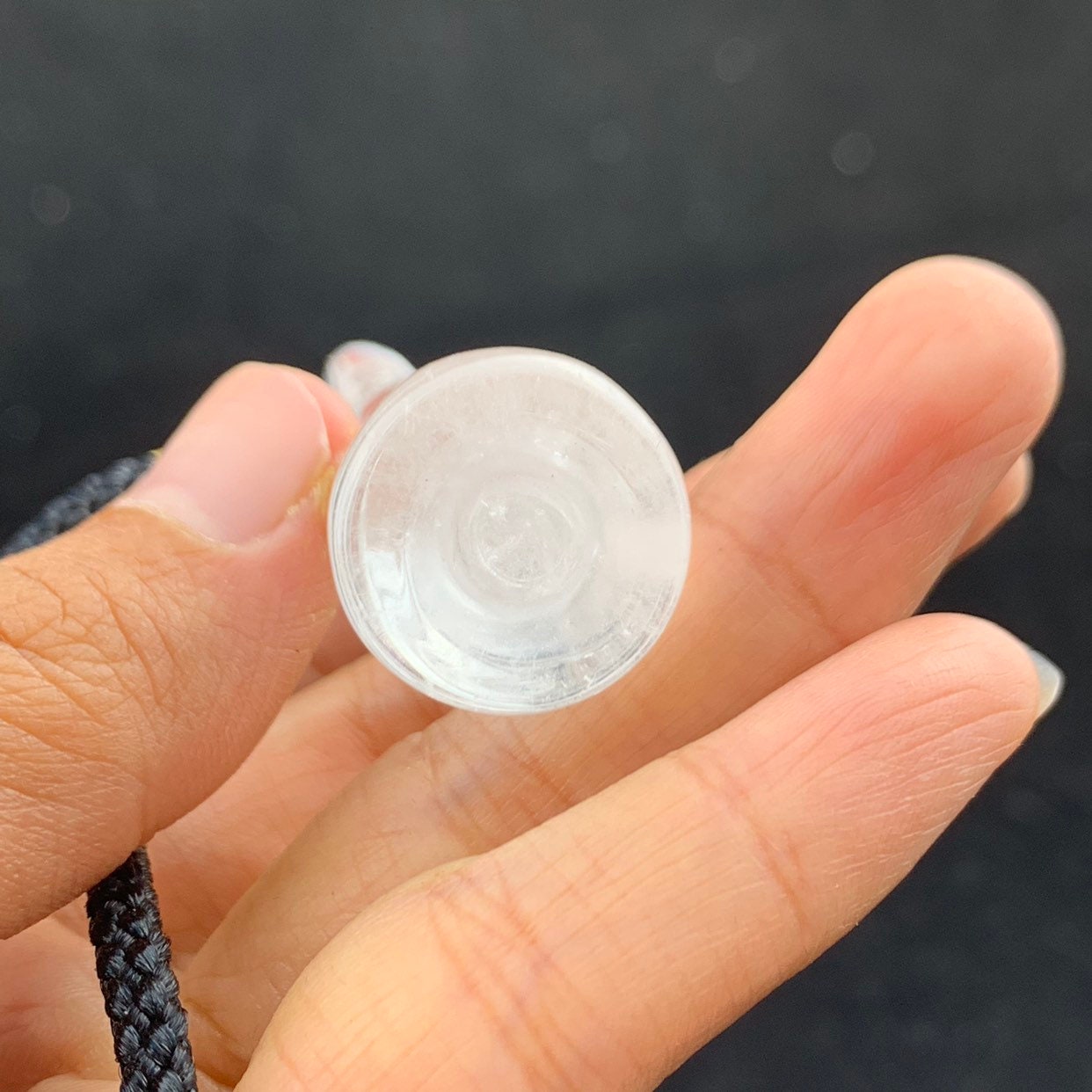 Natural Clear Quartz Crystal Amulet VAJRA Dorje Bell Pendant - Etsy