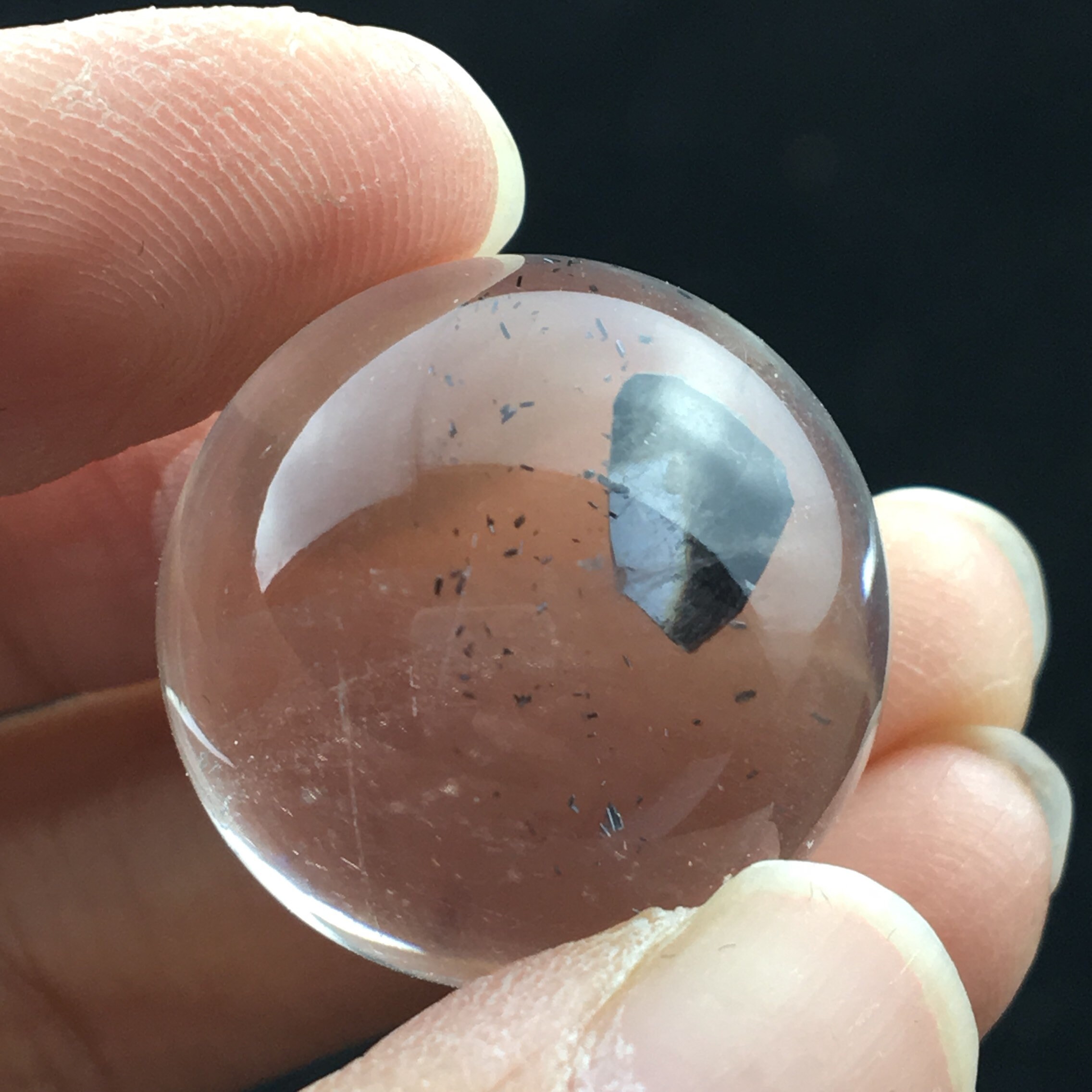 Rare Mica in Natural Clear Quartz Crystal Sphere Crystal | Etsy