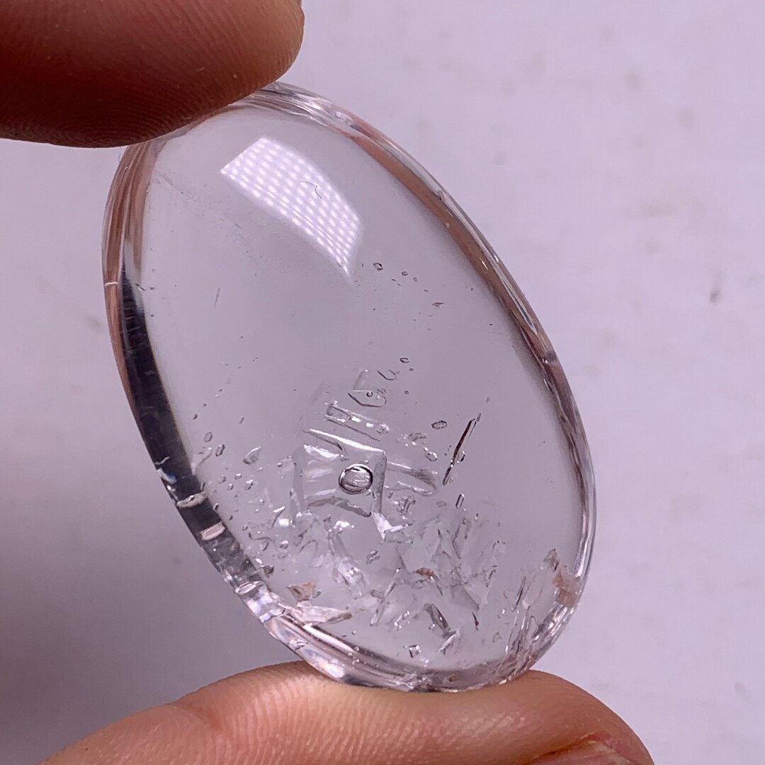 Natural Clear Quartz Mobile Water Bubble Enhydro Quartz Crystal - Etsy