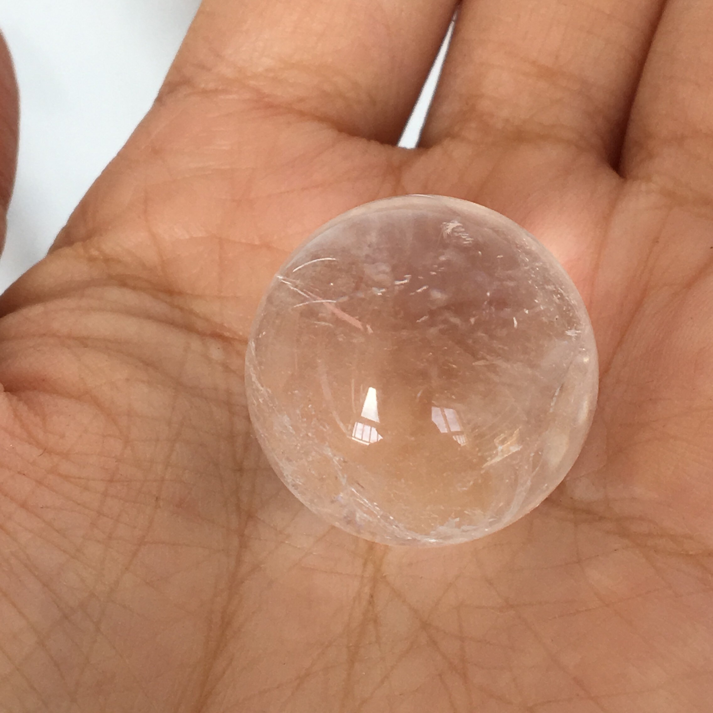1Pcs 20mm Magic Natural clear Quartz Crystal sphere ball | Etsy