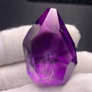 Natural Amethyst Faceted Quartz - Etsy