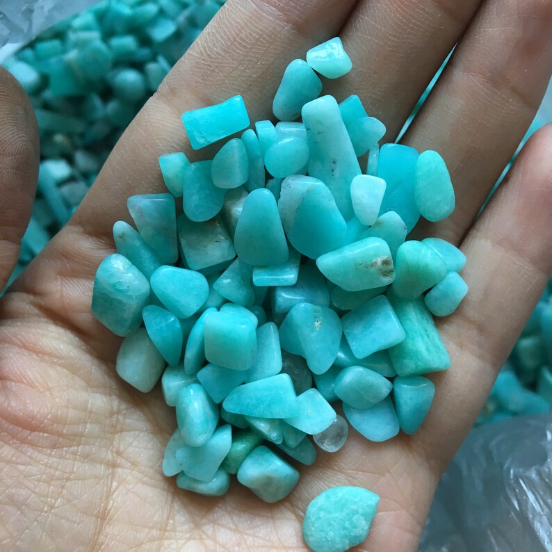 40 Mini Gemstone Bottles Chip Crystal Healing Tumbled Gem | Etsy