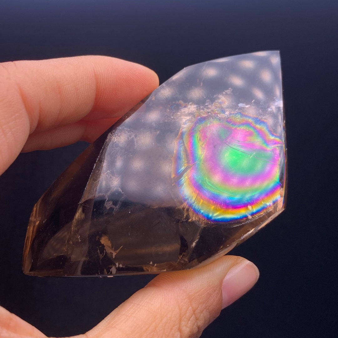 Rainbow 161.8gram Natural Smoky Rainbow Quartz Crystal Free Form 24 - Etsy