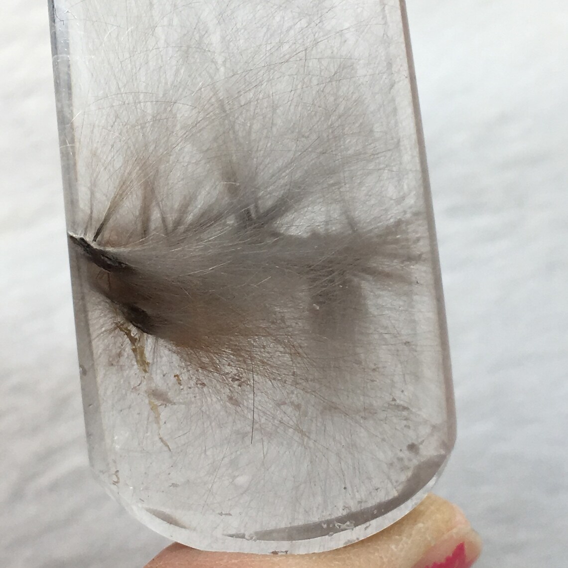 Natural Clear Silver-titanium Quartz Pendant Crystal - Etsy