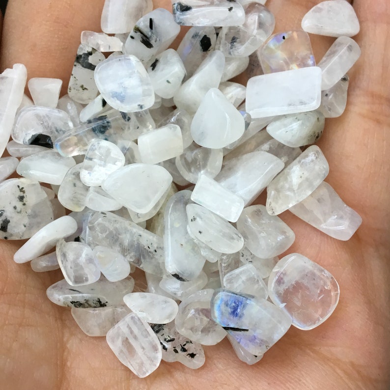 50 Mini Gemstone Bottles Chip Crystal Healing Tumbled Gem - Etsy