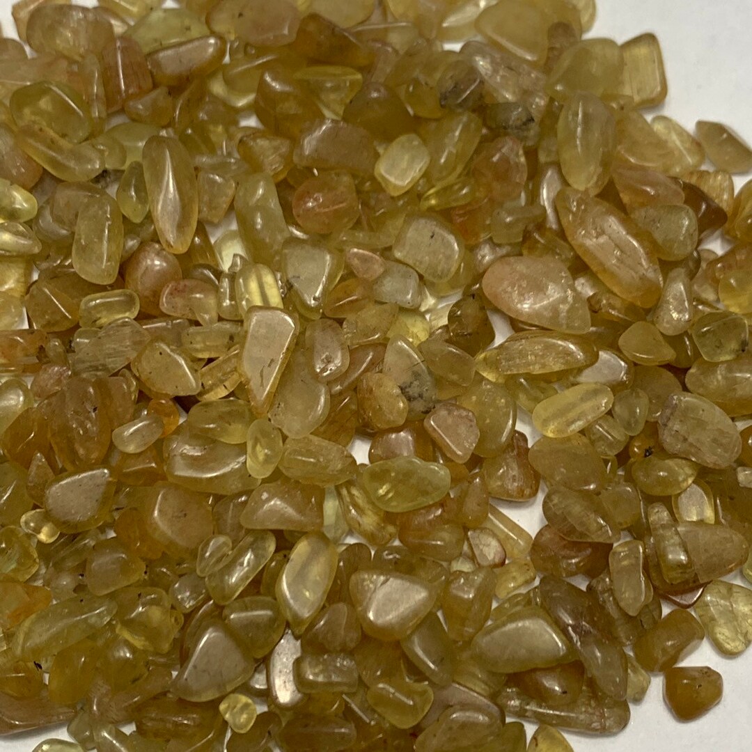 100g Natural Tumbled Yellow Apatite Gemstones Reiki Healing - Etsy
