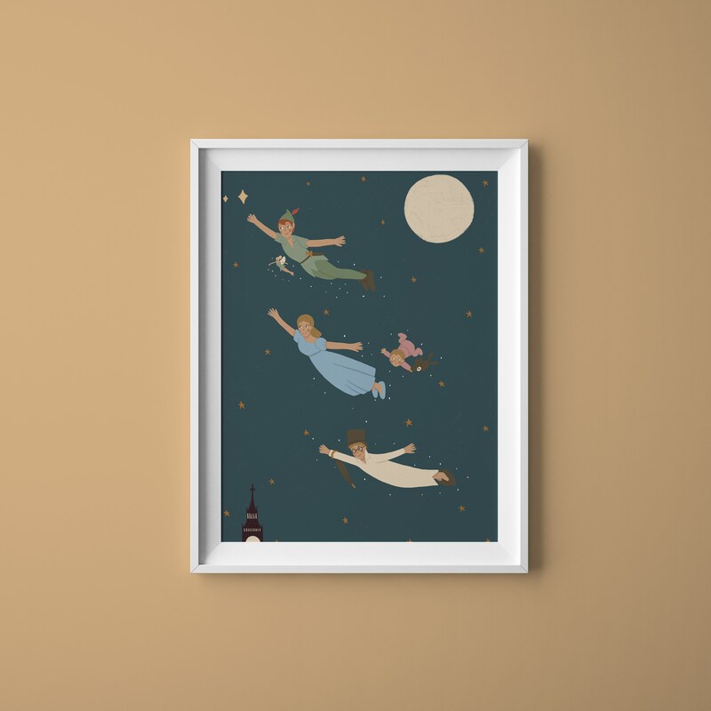 Peter Pan Print - Etsy UK