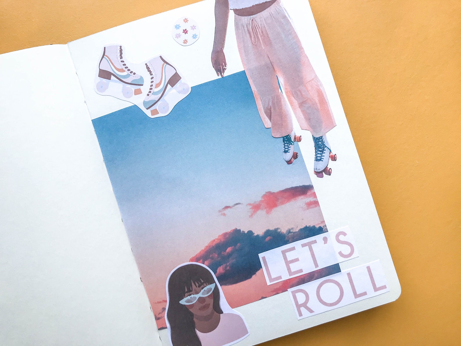 Retro Sticker Sheet Vintage Stickers Cute Illustrated | Etsy