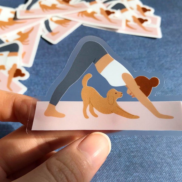 Yoga Stickers - Etsy