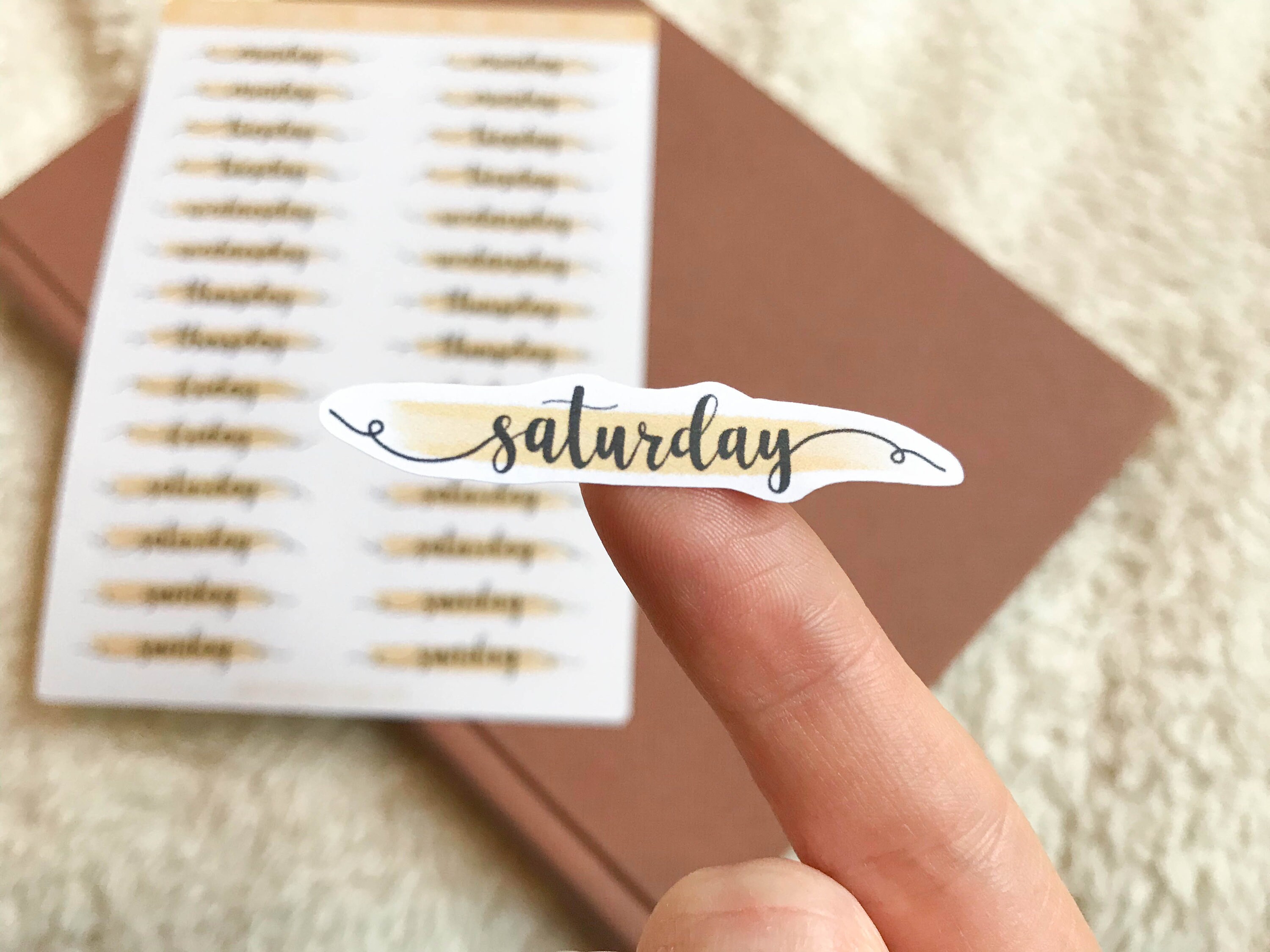 Days of the Week Stickers Weekday Stickers Planner Stickers - Etsy UK