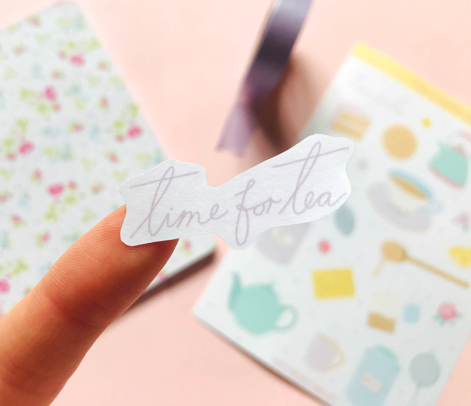 Tea Sticker Sheet Tea Stickers Drink Stickers Food - Etsy