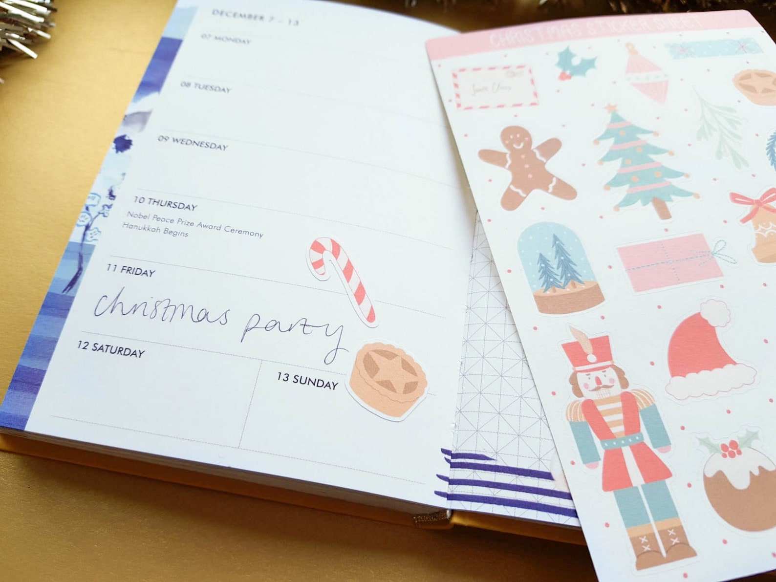 Christmas Sticker Sheet Christmas Stickers Christmas Planner | Etsy UK