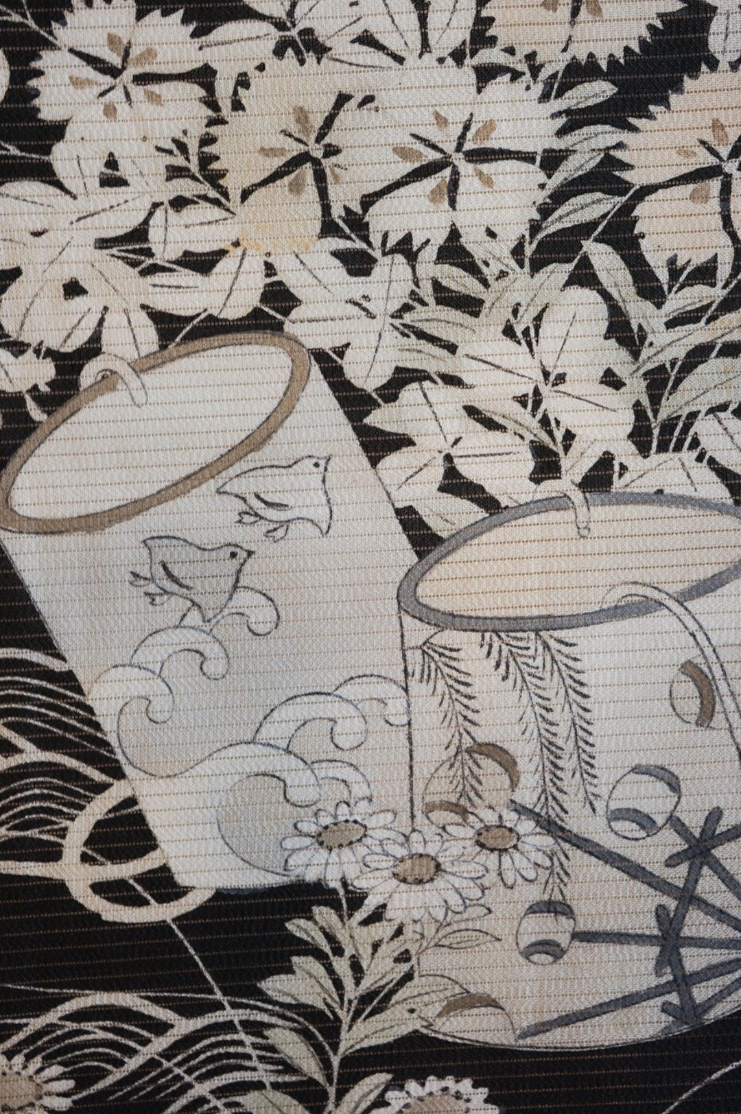 Delightful Taisho Roman Summer Kimono, Antique Vintage Japanese, Ro ...