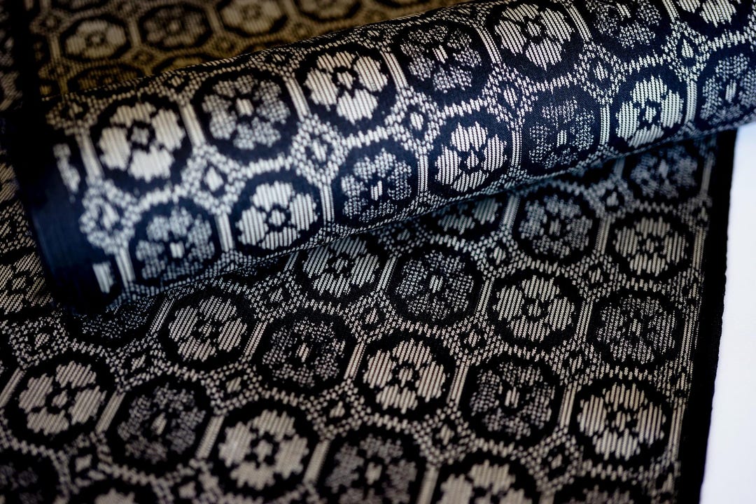 Omeshi Silk Kimono Bolt, Japanese Woman's Kimono Fabric Whole Roll ...
