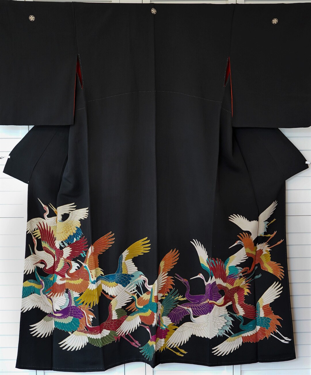 Amazing Antique Taisho Roman Tomesode Vintage Japanese Silk Kimono ...
