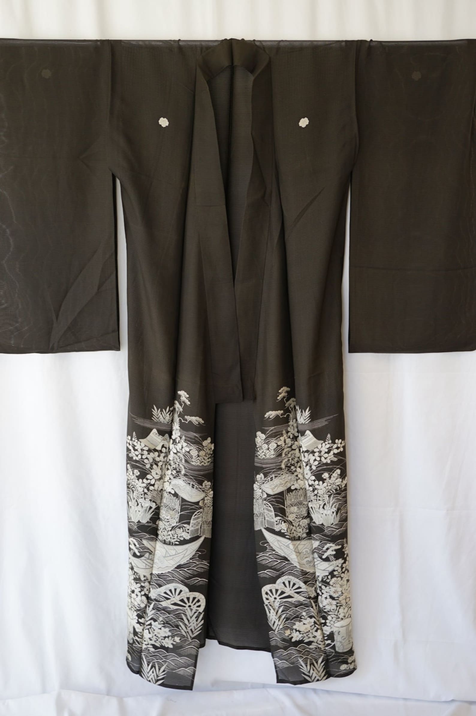 Delightful Taisho Roman Summer Kimono, Antique Vintage Japanese, Ro ...