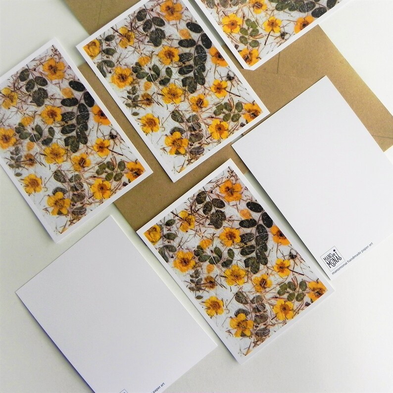 Floral Postcards Botanical Greeting Card Set With Envelopes | Etsy