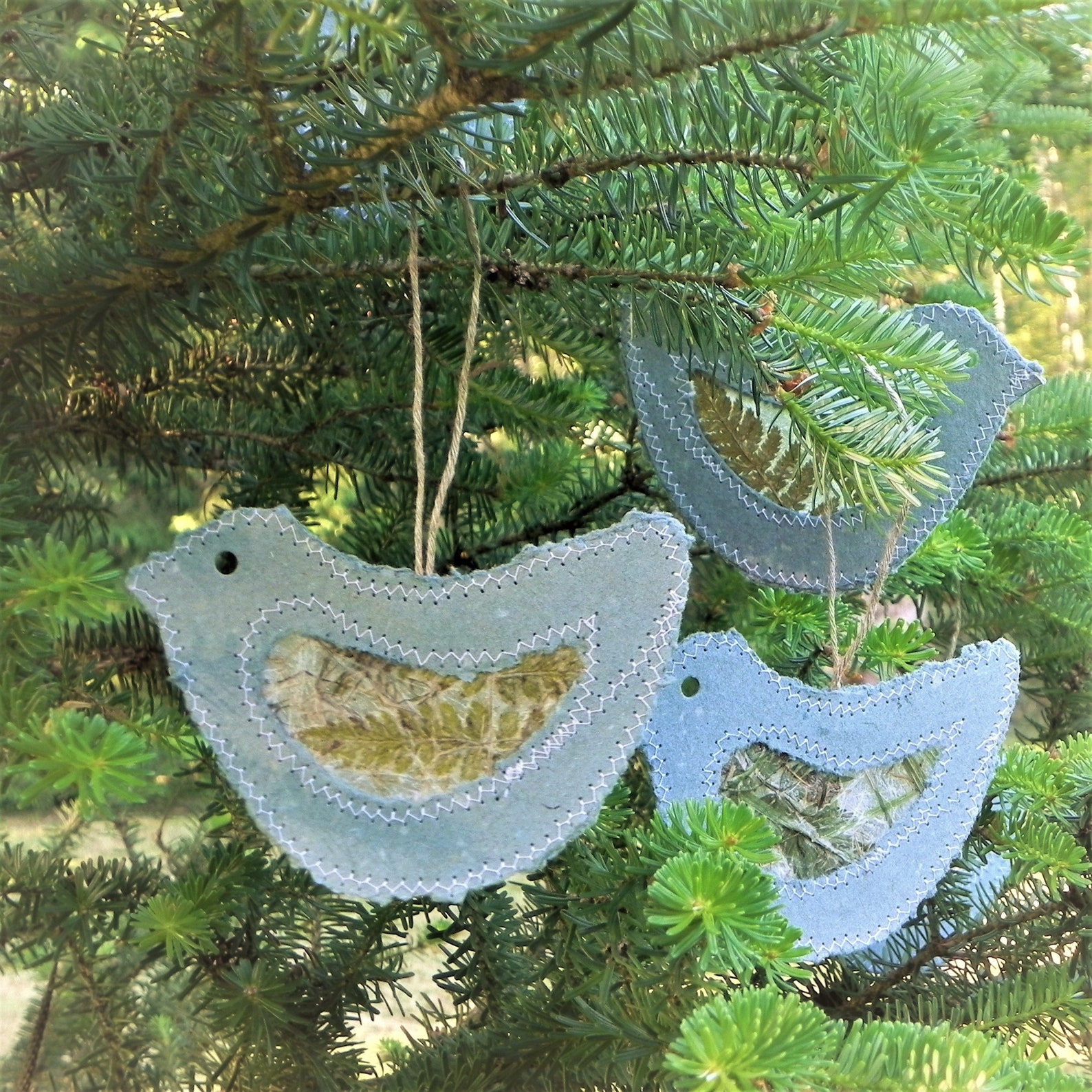 Bird Ornament Handmade Paper Hanging Tree Decoration, Eco-friendly ...