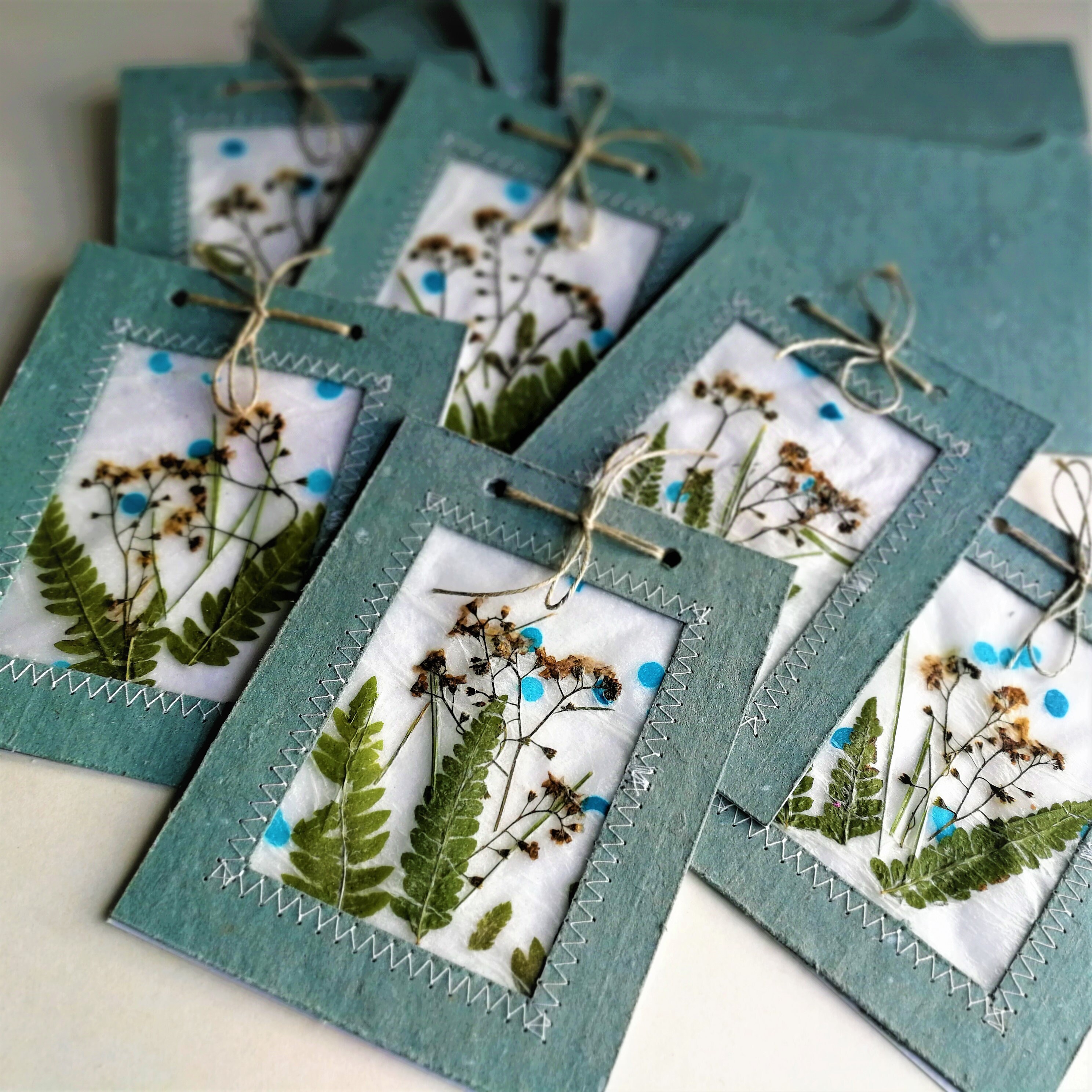 Forget me not flowers hand made eco greeting card | Etsy