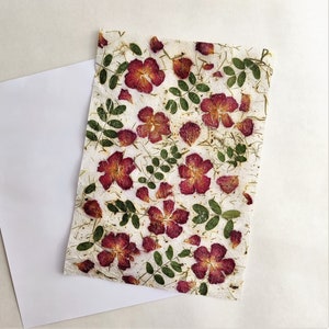 Pink Rose Petals Handmade Paper A4 Sheets Specialty Deco Papers - Etsy